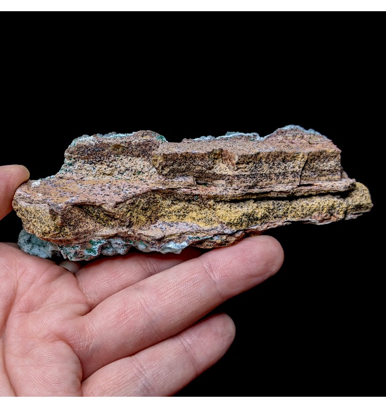 Chrysocolle, malachite, Mine Lupoto, Congo 131 g