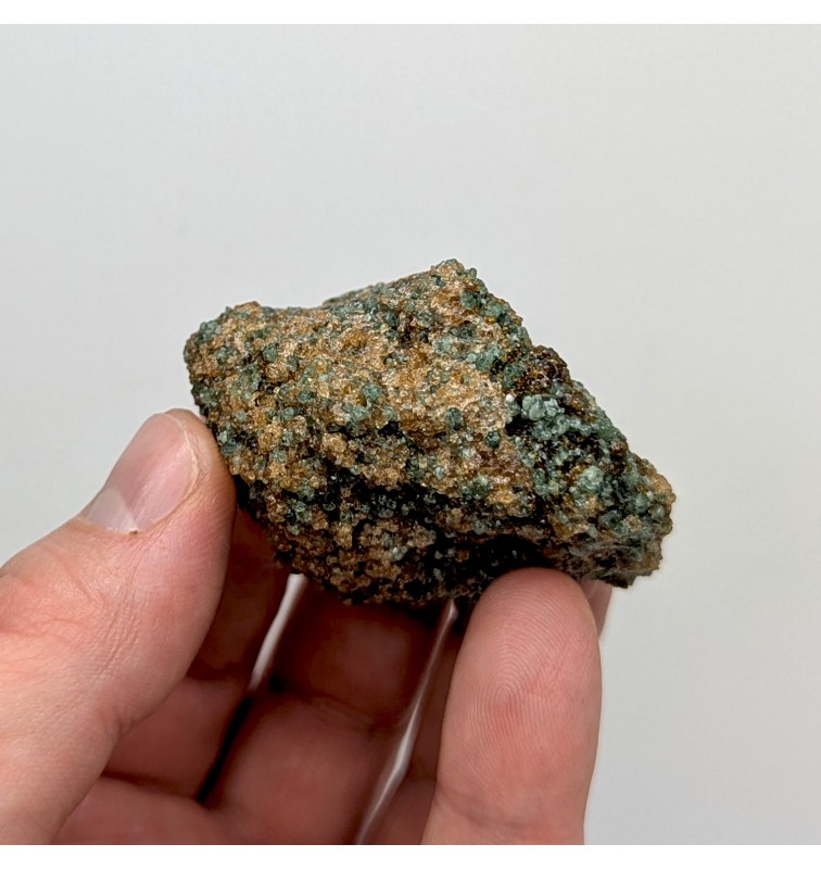Garnet, diopside, Madagascar, 88 grams